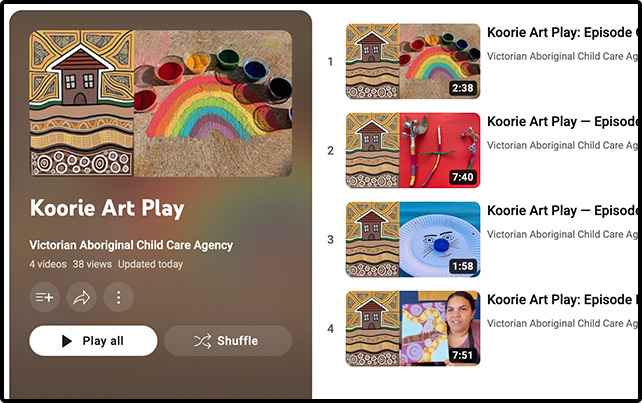 Koorie Art Play - Arts & Crafts Video Tutorials - VACCA